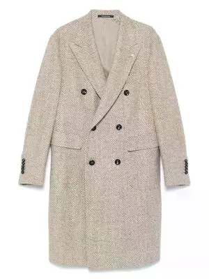 Tagliatore Double-breasted Coat - Neutrals