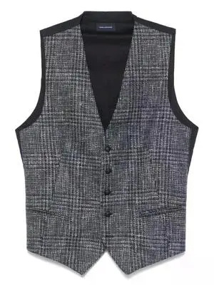 Tagliatore V Neck Vests For Men