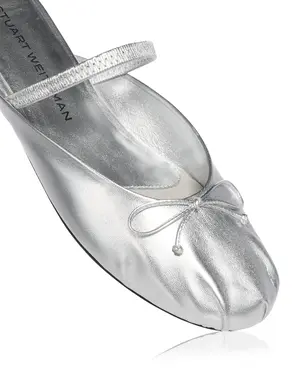 STUART WEITZMAN Prima Bow Ballet Flats