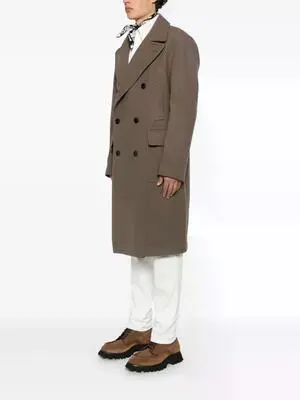 Tagliatore Double-breasted Coat - Brown
