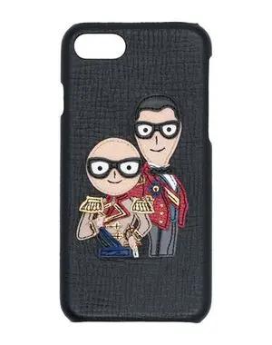 Dolce & Gabbana Covers & Cases Calfskin, Plastic - Black