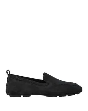 Versace Leather Loafers - Black