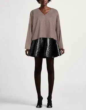 HAVEONE Houndstooth Woven Top - Red