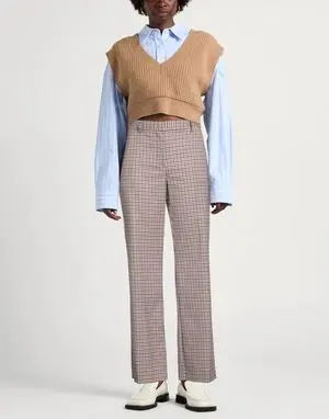 OTTOD'AME Flared Checked Pants