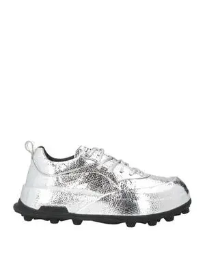 JIL SANDER Leather Low-top Sneakers - Silver