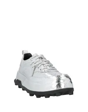 JIL SANDER Leather Low-top Sneakers - Silver