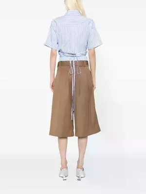 Monse Wrap Cropped Shirt