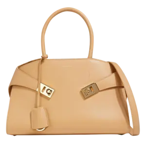 FERRAGAMO Hug Textured-leather Tote
