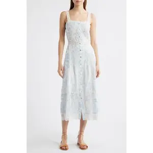 Loveshackfancy Square Neck Day Dresses