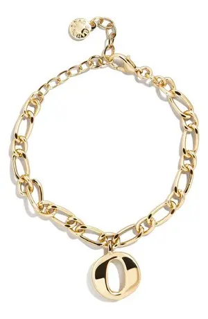 Baublebar Annika Initial Bracelet - Gold - O