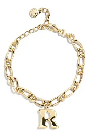 Baublebar Annika Initial Bracelet - Gold - R