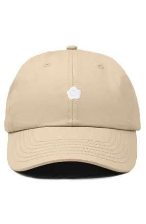 DALIX Dalix Lil Flower Dad Cap Khaki