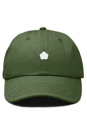 DALIX Dalix Lil Flower Dad Cap Olive