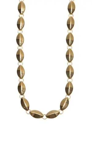 Argento Vivo Marquee Chain Necklace - Gold