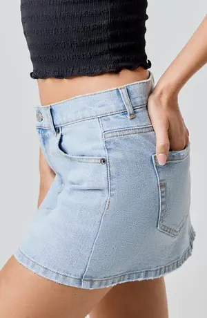 FLORENCE BY MILLS Denim Miniskirt