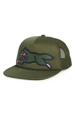 ICECREAM Running Dog Trucker Hat - Four Leaf