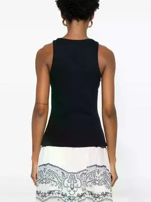 Vince Sleeveless Knit Top - Blue