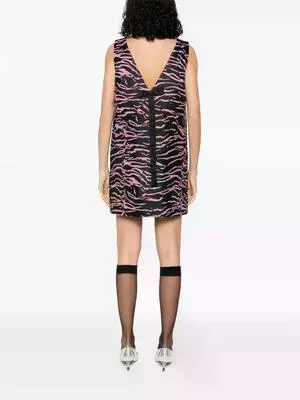 Baum Und Pferdgarten Zebra-print Mini Dress