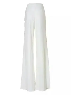 Alberta Ferretti Linen High-waisted Trousers
