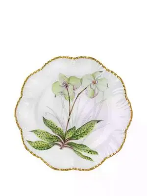 PINTO PARIS Histoires D'orchidees Dinner Plate - White