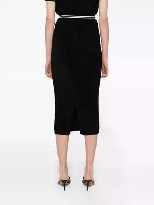 Alessandra Rich Cotton Midi Skirt