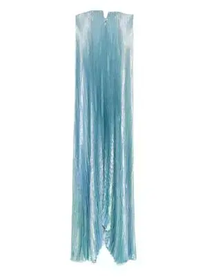 L'IDEE Pleated Gown - Blue