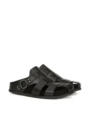 Ash Leather Sandals