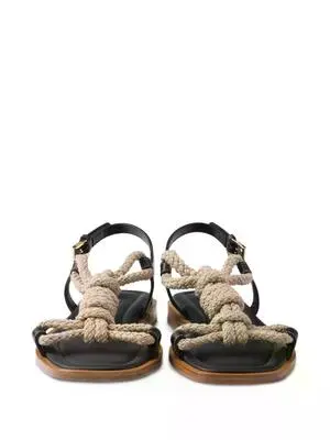 Prada Knotted Rope-detail Sandals