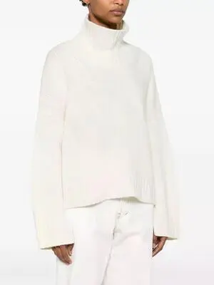 Soft Goat Cashmere Jumper - Neutrals