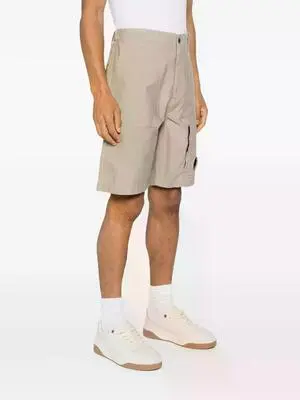 C.P. COMPANY Lens-detail Cargo Shorts - Neutrals