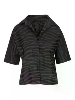 PETER COHEN Zebra-print Shirt