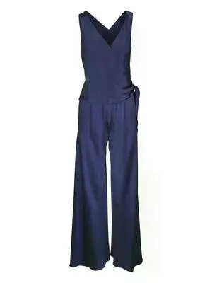 PETER COHEN Silk Jumpsuit - Blue