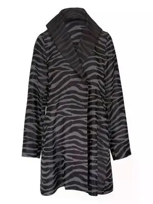 PETER COHEN Zebra-print Coat