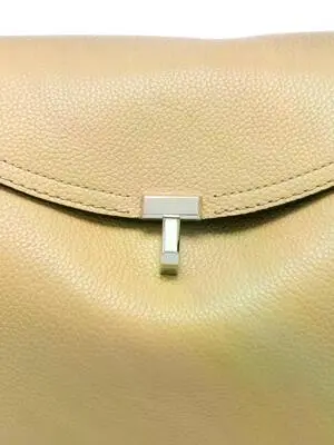 TOTEME T-lock Leather Handle Bag - Neutrals