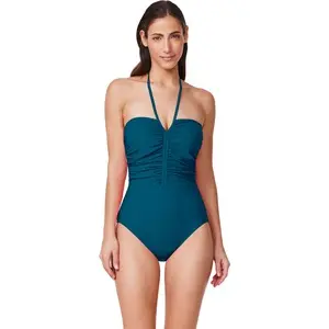 GOTTEX Tutti Frutti Bandeau One Piece Petrol