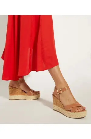 Dune London Kindest Platform Wedge Sandal