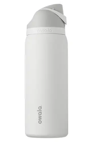 OWALA 32oz. Freesip Stainless Steel Water Bottle - Shy Marshmallow