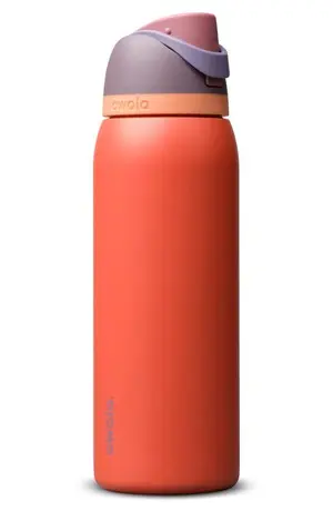 OWALA 40oz. Freesip Stainless Steel Water Bottle - Puple/red