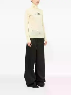 MAISON MARGIELA Numbers-motif Sweater - Neutrals