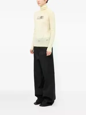 MAISON MARGIELA Numbers-motif Sweater - Neutrals