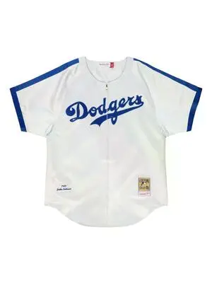 Mitchell & Ness Jackie Robinson Mlb Los Angeles Dodgers 1949 Shirt - White