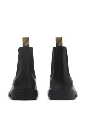 Burberry Leather Chelsea Boots