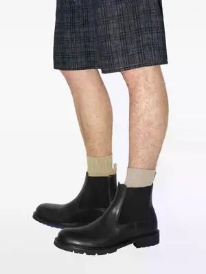 Burberry Leather Chelsea Boots