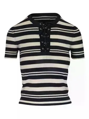 Nili Lotan Lace Up T-shirts For Women
