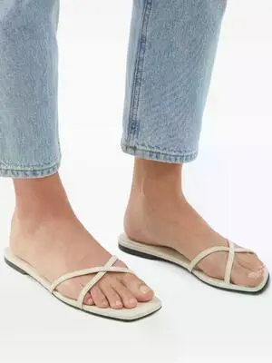 TOTEME Leather Sandals - Neutrals