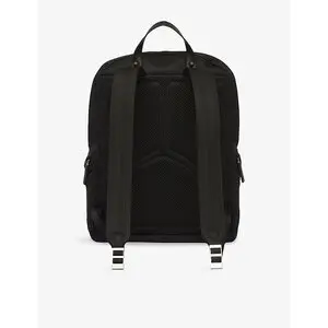 Prada Re-nylon Logo Backpack - Black