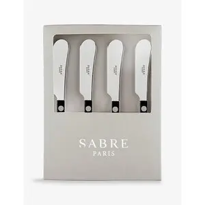 SABRE Bistrot Butter Spreader Stainless-steel Set - Black