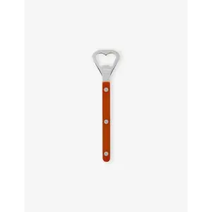 SABRE Engraved Stainless-steel Teak Bottle Opener - Orange