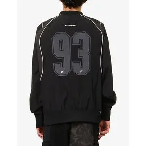 A BATHING APE Multi Logo Relaxed-fit Woven Sweatshirt
