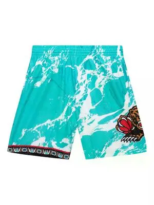 Mitchell & Ness Nba Vancouver Grizzlies 1996 Team Marble Swingman Shorts - Blue